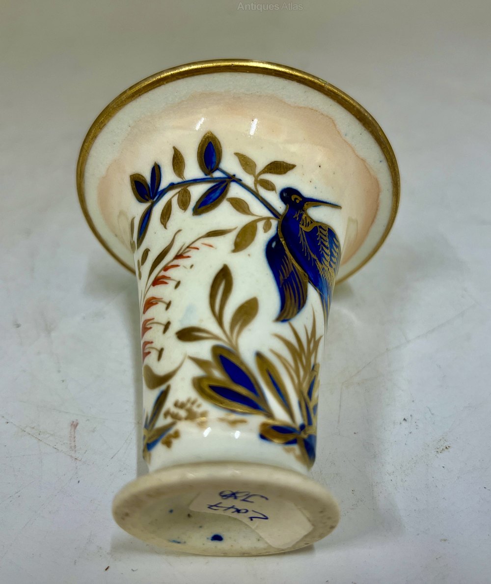Antiques Atlas - Antique Spode Porcelain Small Vase Circa 1830