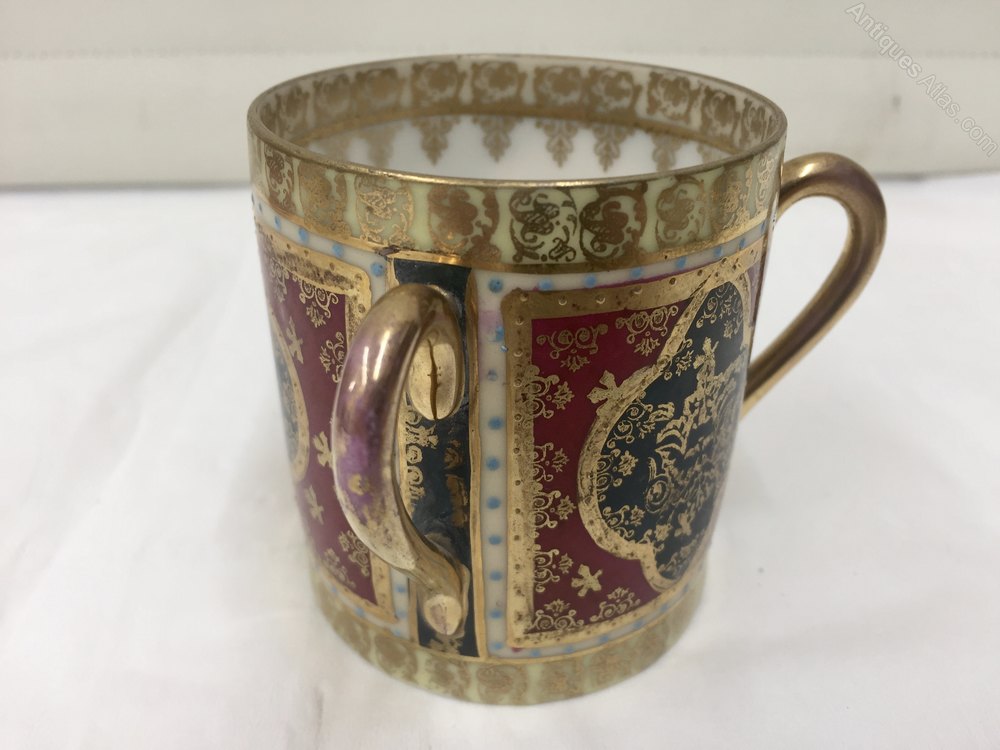 Antiques Atlas - Antique Vienna Porcelain Tyg Mug Circa 1895