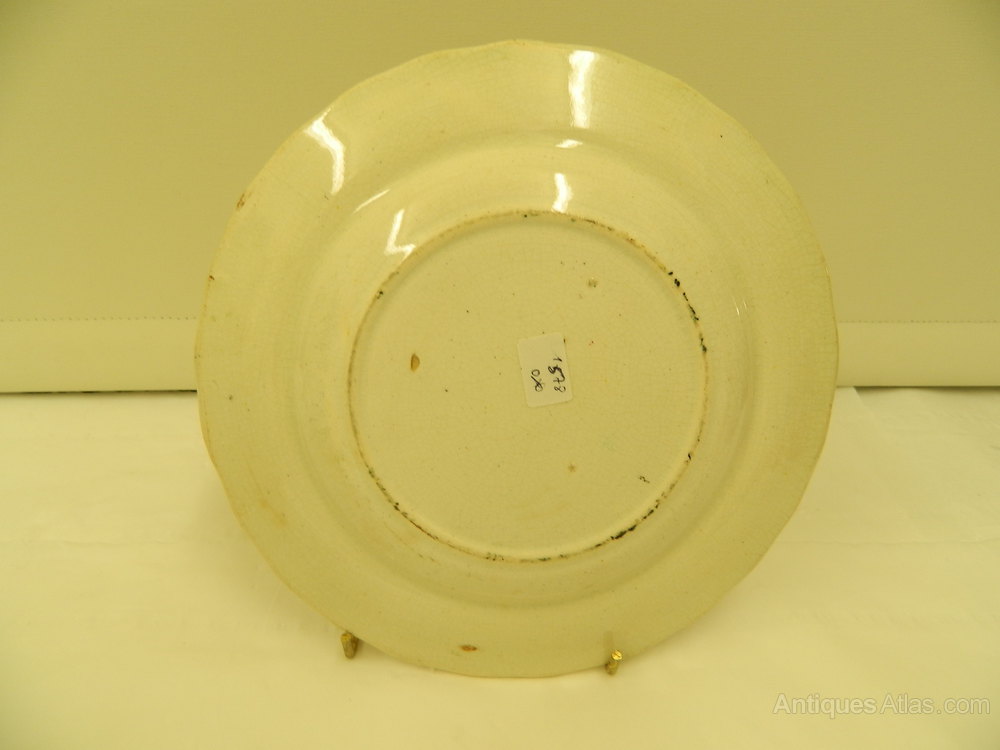 Antiques Atlas - Early Pearlware Plate Circa 1810
