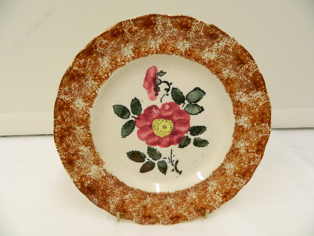 Antiques Atlas - Early Pearlware Plate Circa 1810