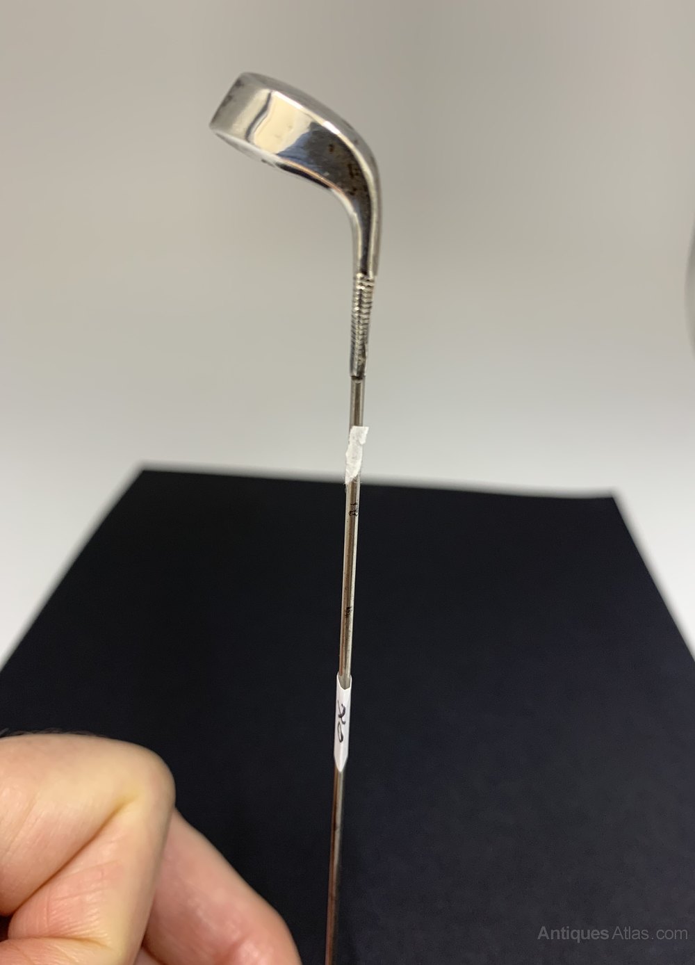 Antiques Atlas - Edwardian Silver Golf Club Hat Pin Circa 1908