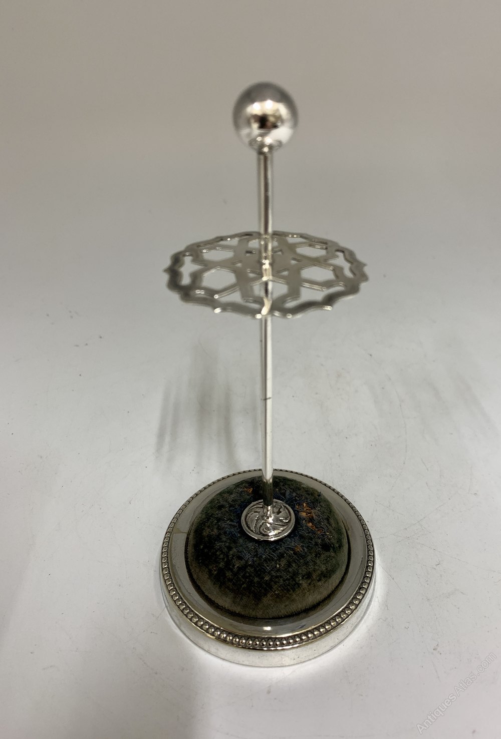 Antiques Atlas - Edwardian Silver Plated Hat Pin Stand Circa 1905