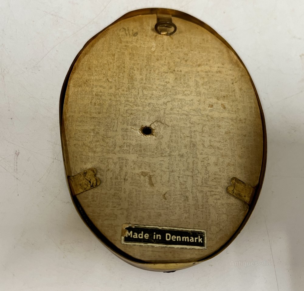 Antiques Atlas - Empire Style Oval Brass Picture Frame Circa 1950