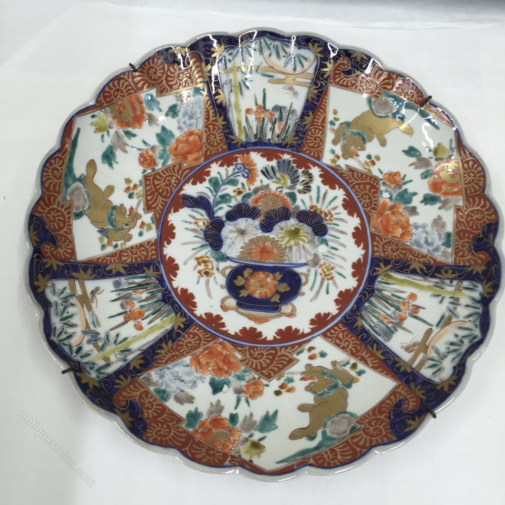 Antiques Atlas - Japanese Imari Porcelain Plate Circa 1870