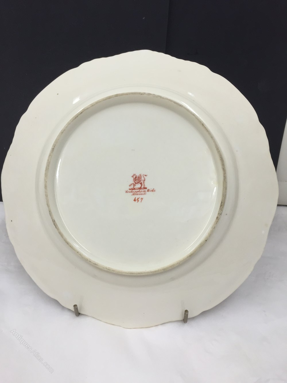 Antiques Atlas - Rockingham Porcelain Plate Circa 1826-30