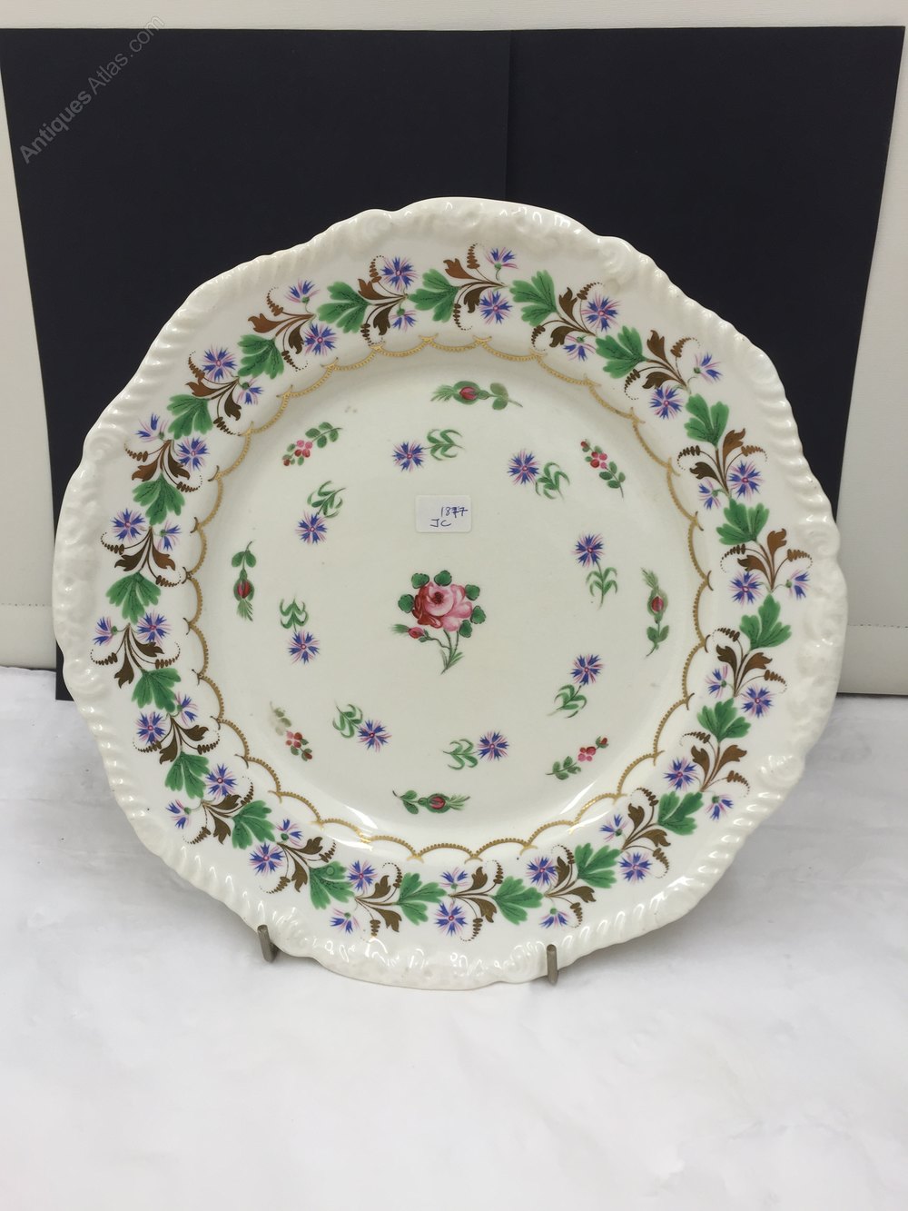 Antiques Atlas - Rockingham Porcelain Plate Circa 1826-30