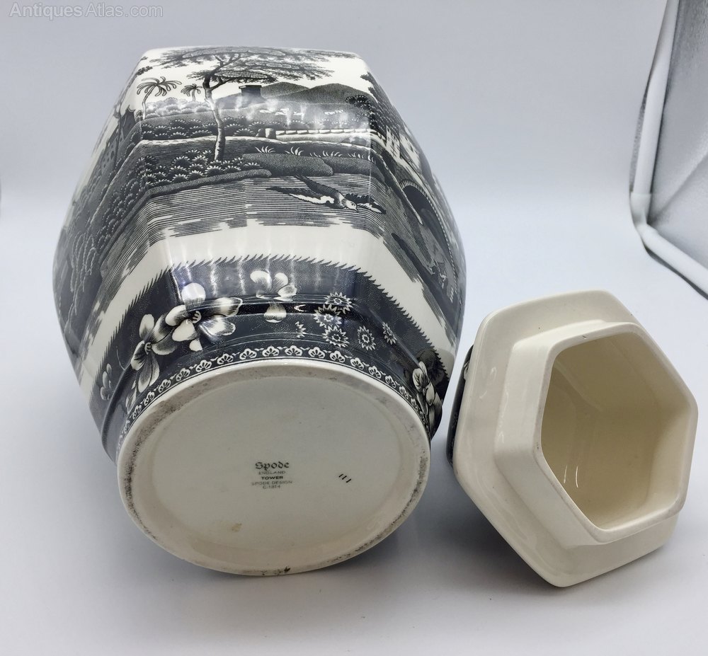 Antiques Atlas - Spode Tower Ceramic Pattern Vase And Cover