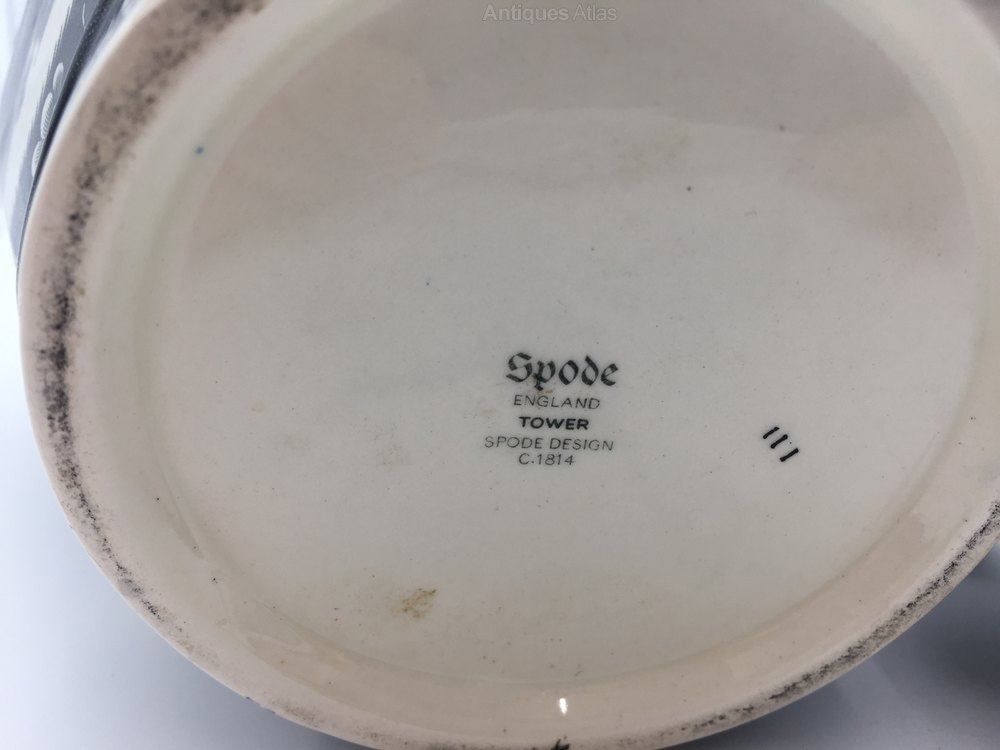 Antiques Atlas - Spode Tower Ceramic Pattern Vase And Cover