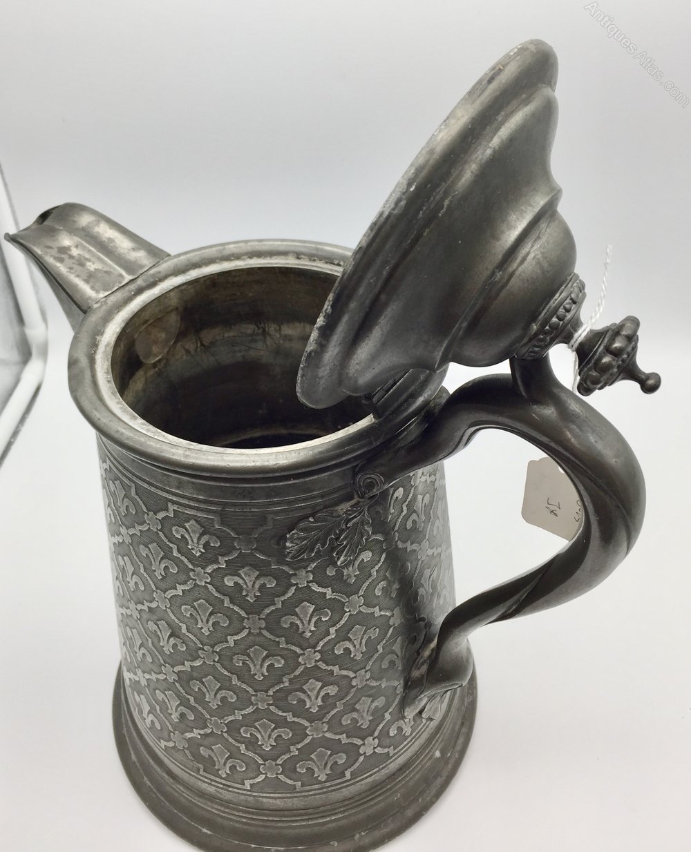 Antiques Atlas - Superb Large Metal Ale Jug Circa 1825