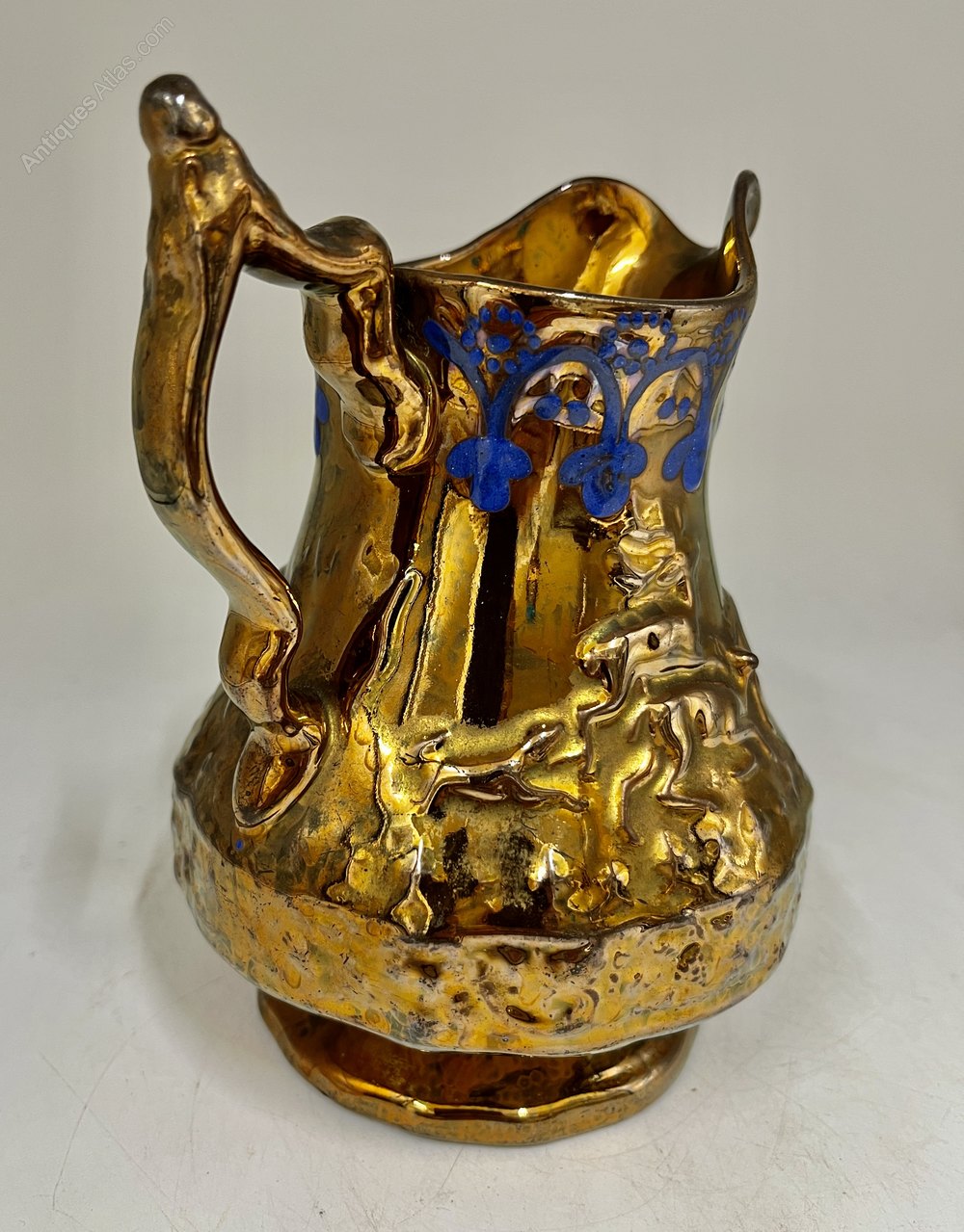 Antiques Atlas - Victorian Copper Lustre Water Jug Circa 1865