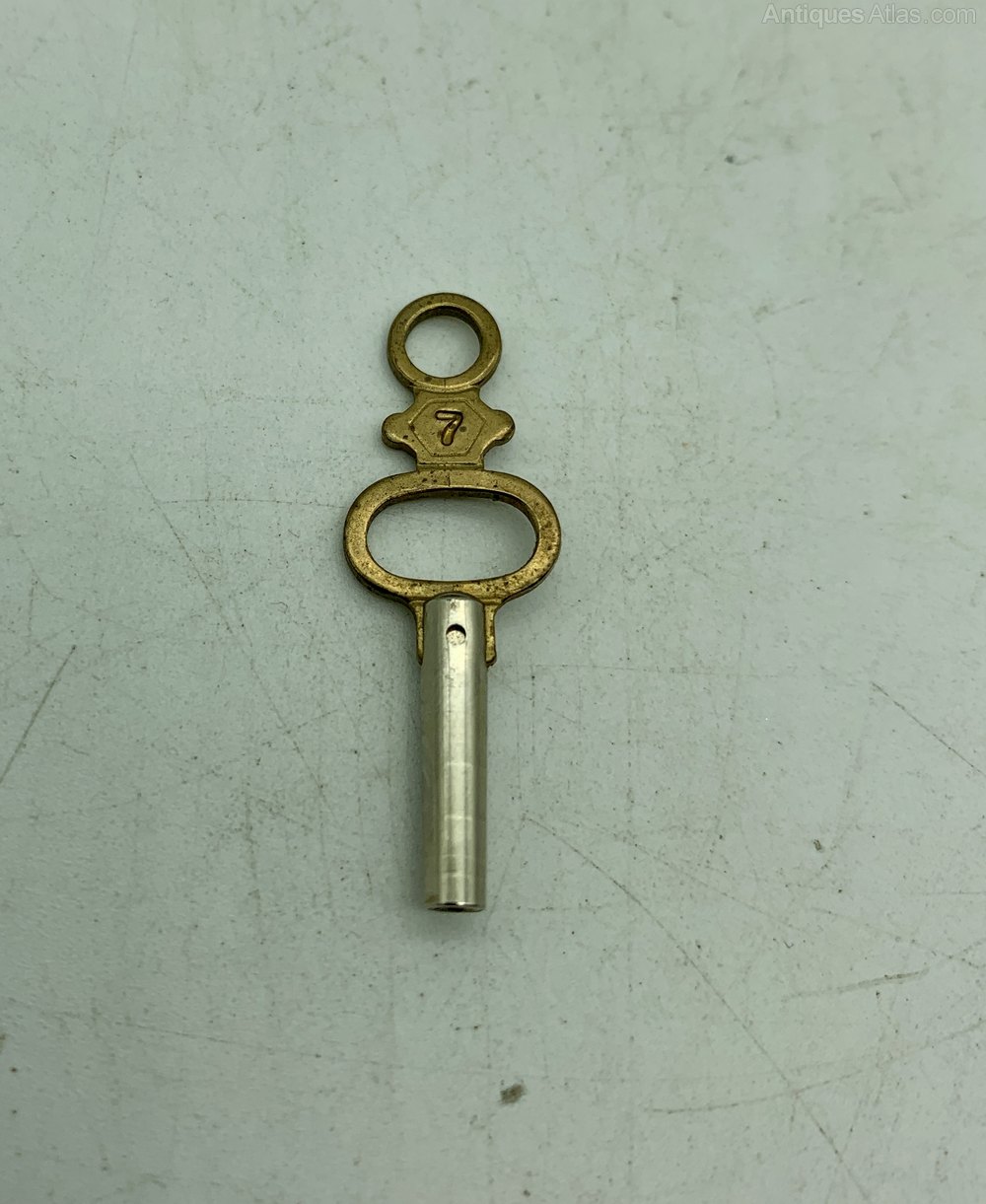 Antiques Atlas - Victorian Pocket Fob Watch Key Circa 1890