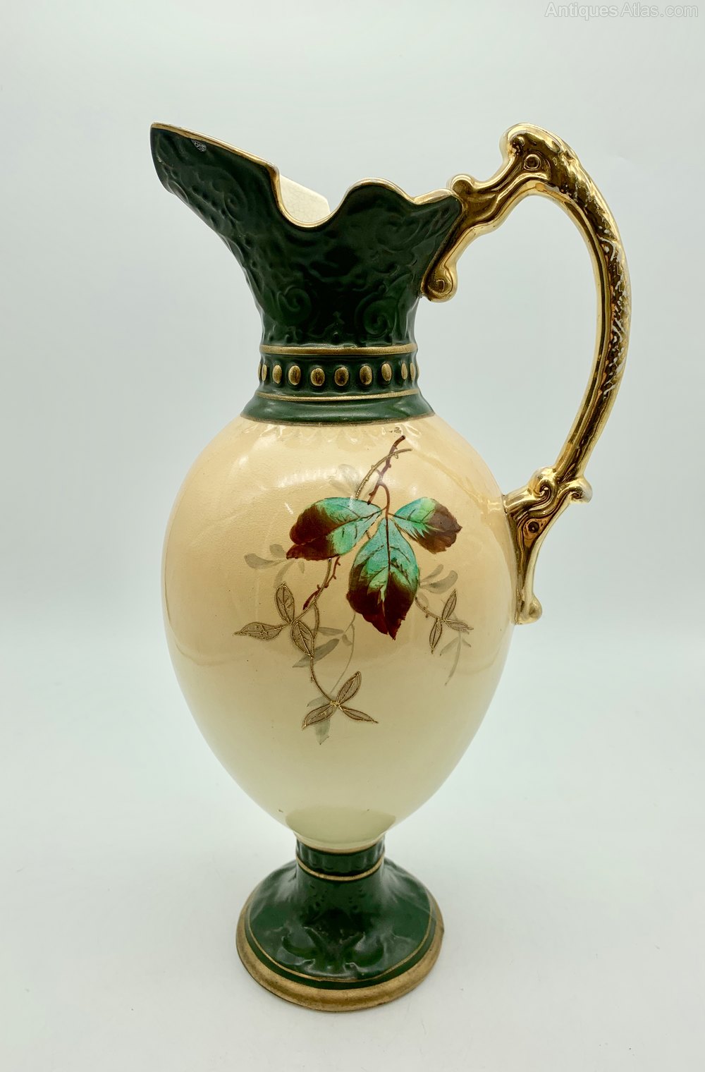 Antiques Atlas - Victorian Pottery Vase Circa 1870