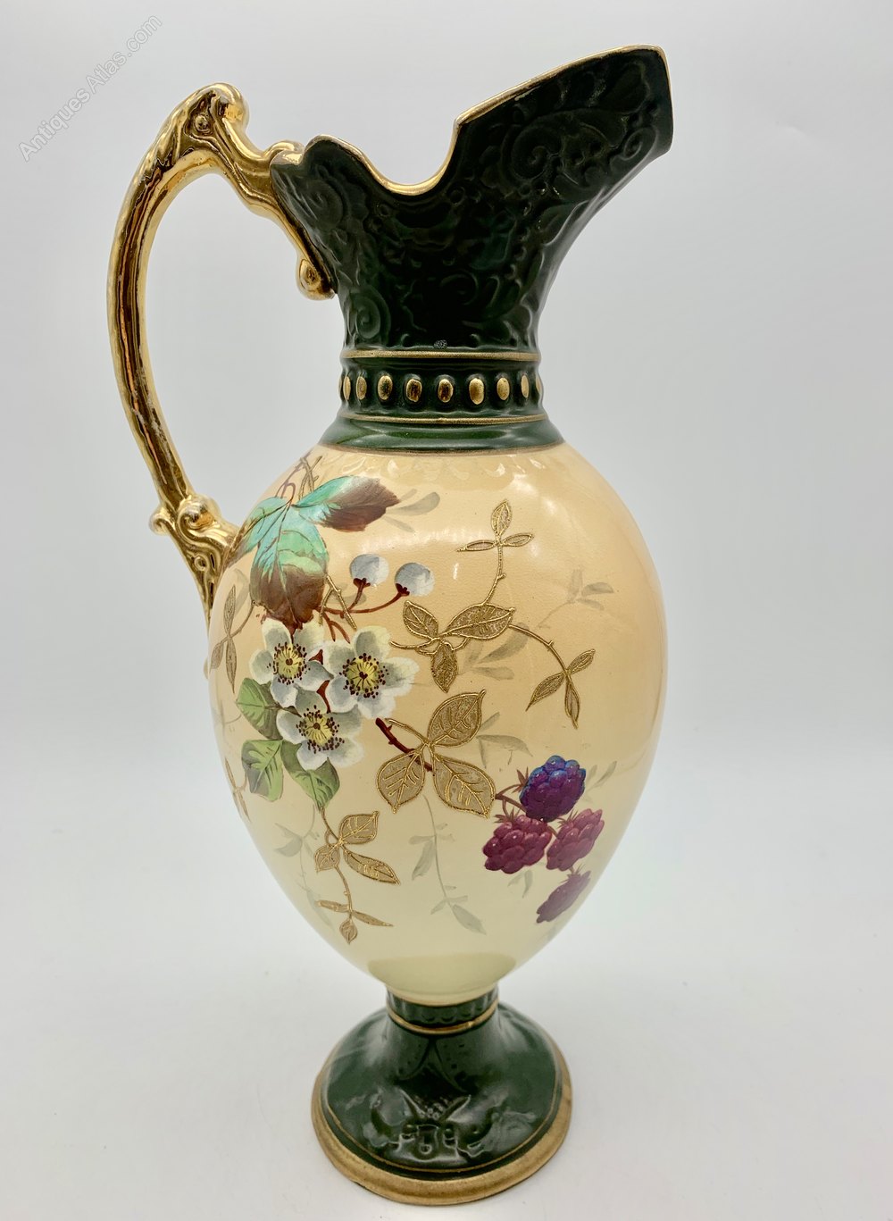 Antiques Atlas - Victorian Pottery Vase Circa 1870