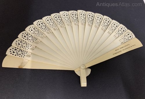 Antiques Atlas - Vintage Advertising Hand Fan Circa 1925
