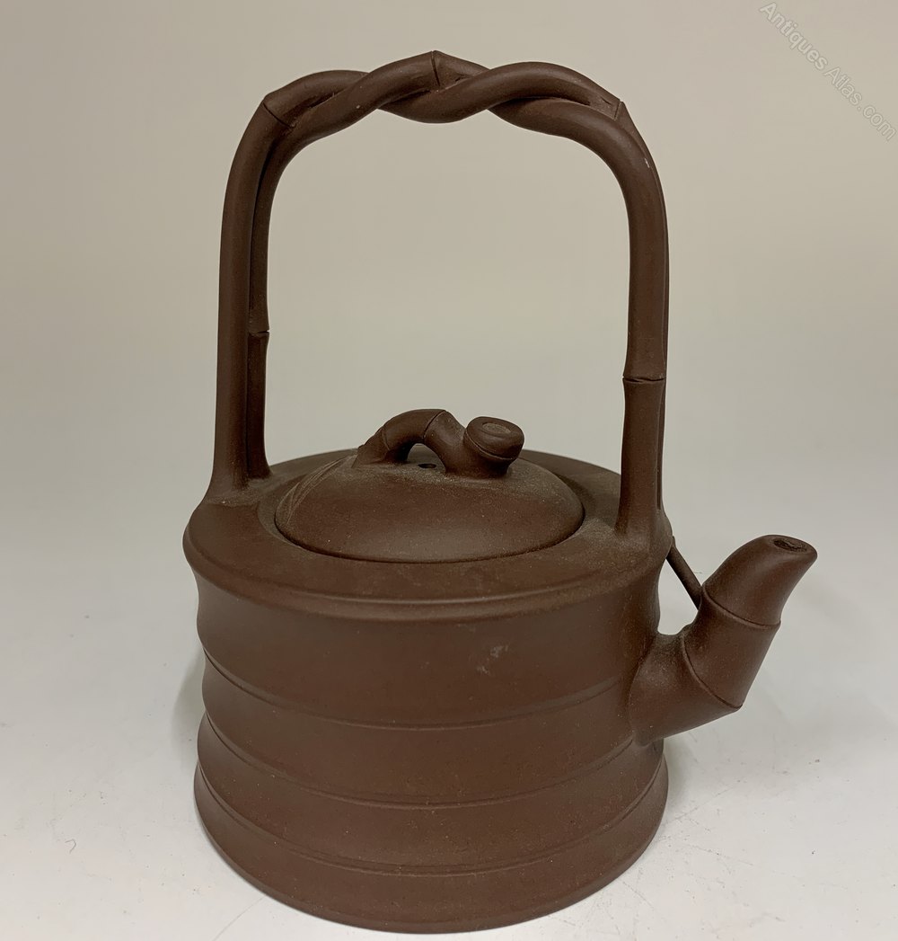 Antiques Atlas - Vintage Oriental Terra Cotta Pottery Tea Pot