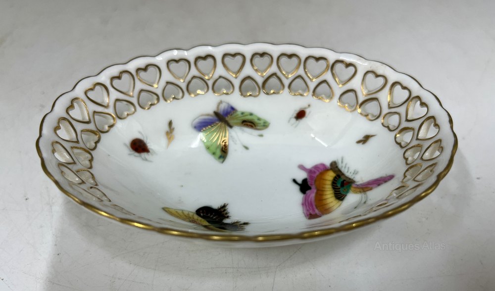 Antiques Atlas - Vintage Porcelain Butterfly Dish Circa 1960