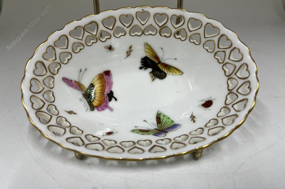 Antiques Atlas - Vintage Porcelain Butterfly Dish Circa 1960