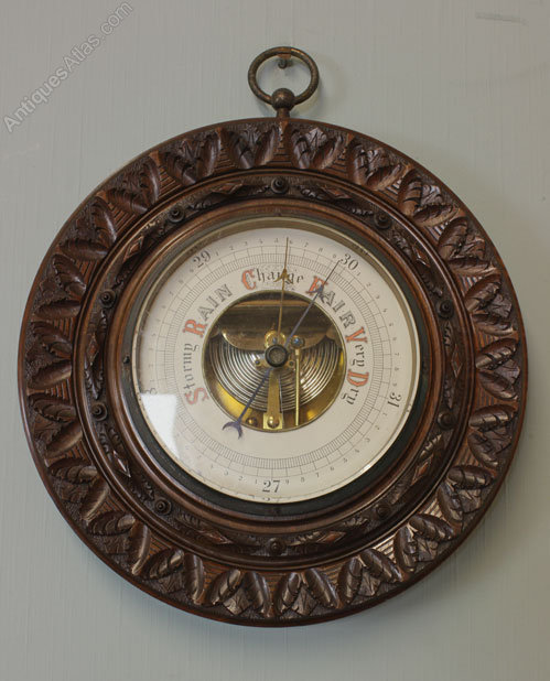 Antiques Atlas - Antique Edwardian Large Round Barometer