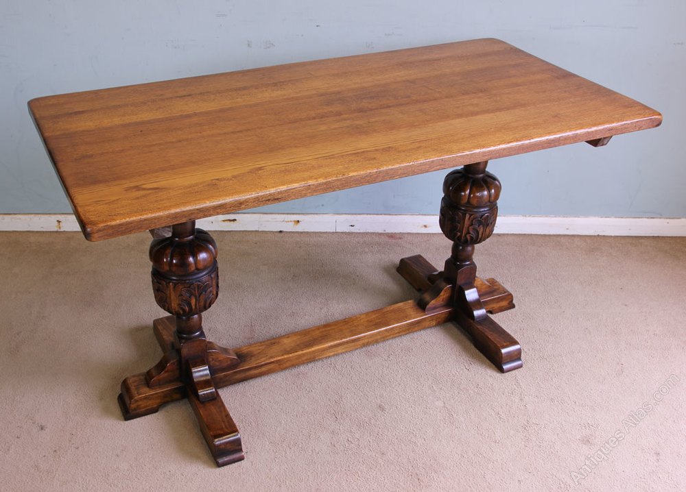 Antique Oak Refectory Dining Table - Antiques Atlas