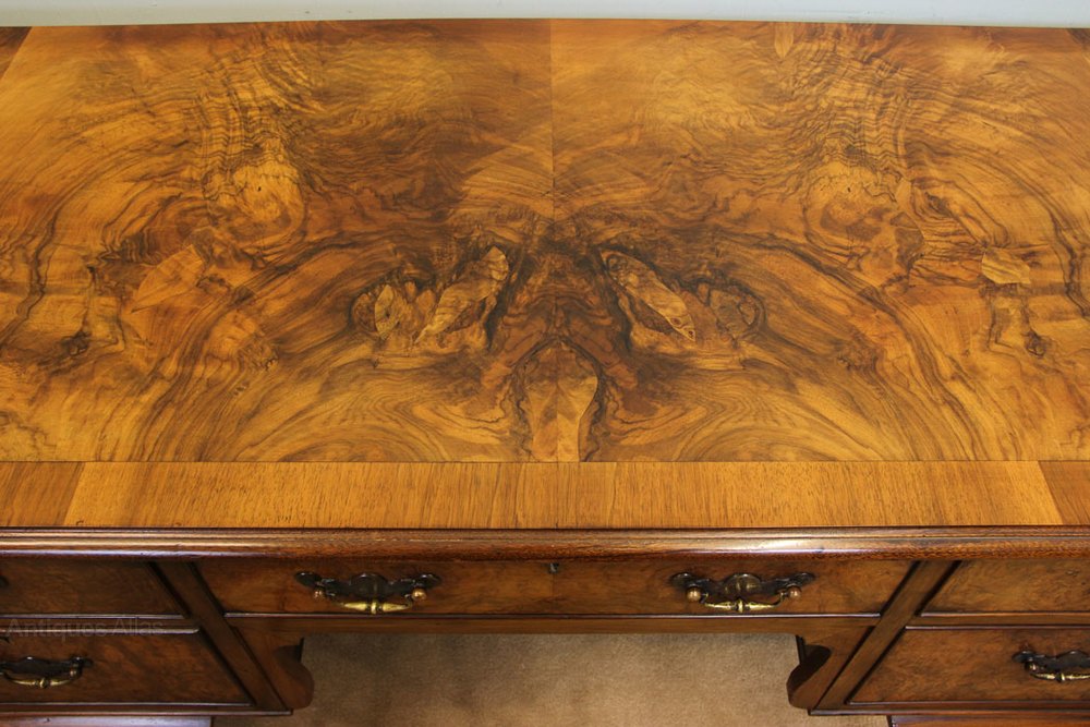 Antique Walnut Writing Desk - Antiques Atlas