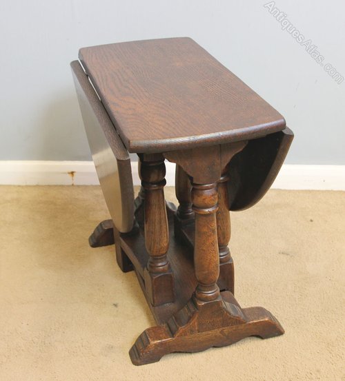 Oak Drop Leaf Occasional / Coffee Table - Antiques Atlas