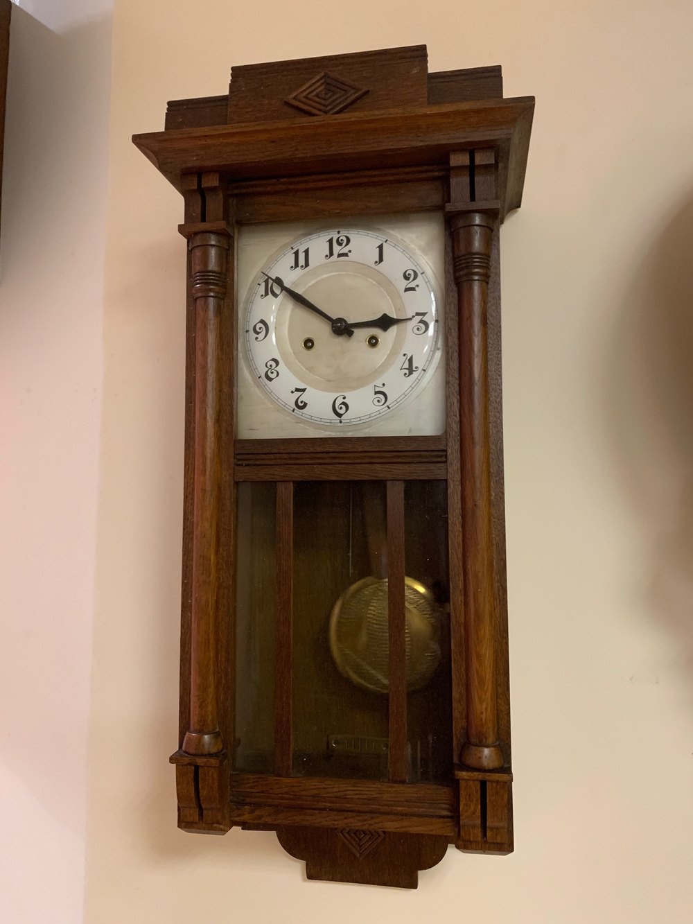 Antiques Atlas Edwardian Chiming Wall Clock C1905 Antiques Atlas Edwardian Chiming Wall Clock C1905