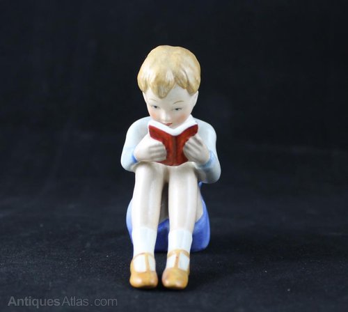 Antiques Atlas - Goebel Figure Of A Seated Boy