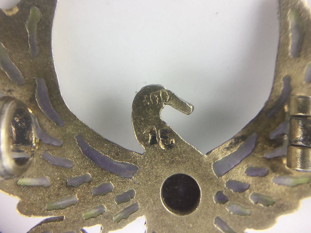 Antiques Atlas - Austrian Art Nouveau Jugendstil Phoenix Brooch