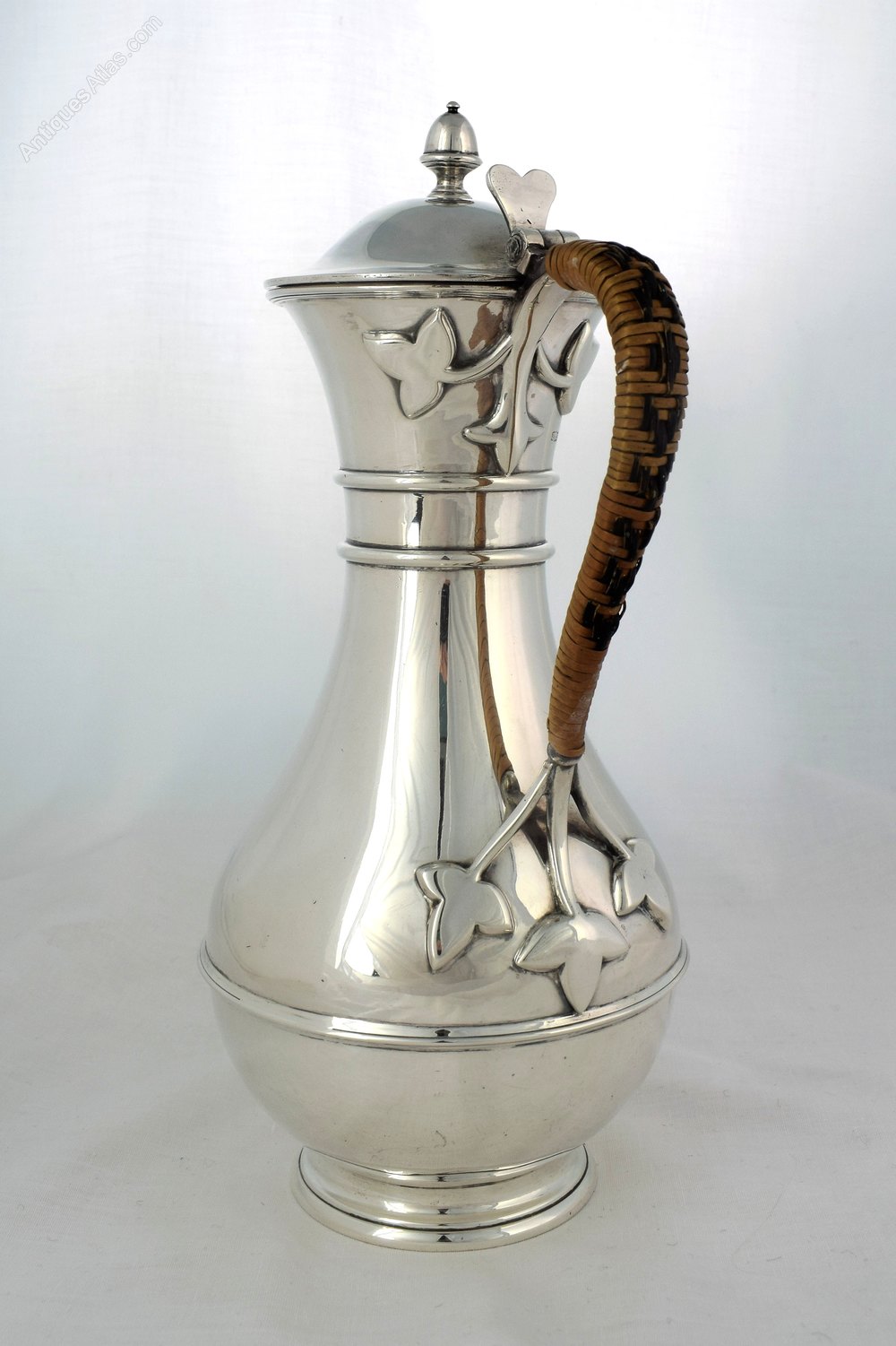 Antiques Atlas - Arts & Crafts Silver Claret Jug Wine Ewer