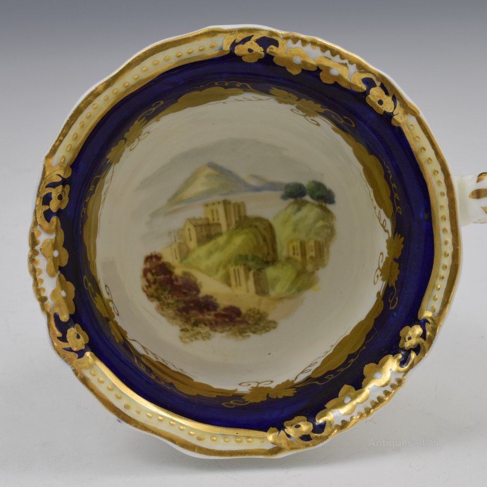 Antiques Atlas - Grainger Worcester Porcelain Landscape Trio