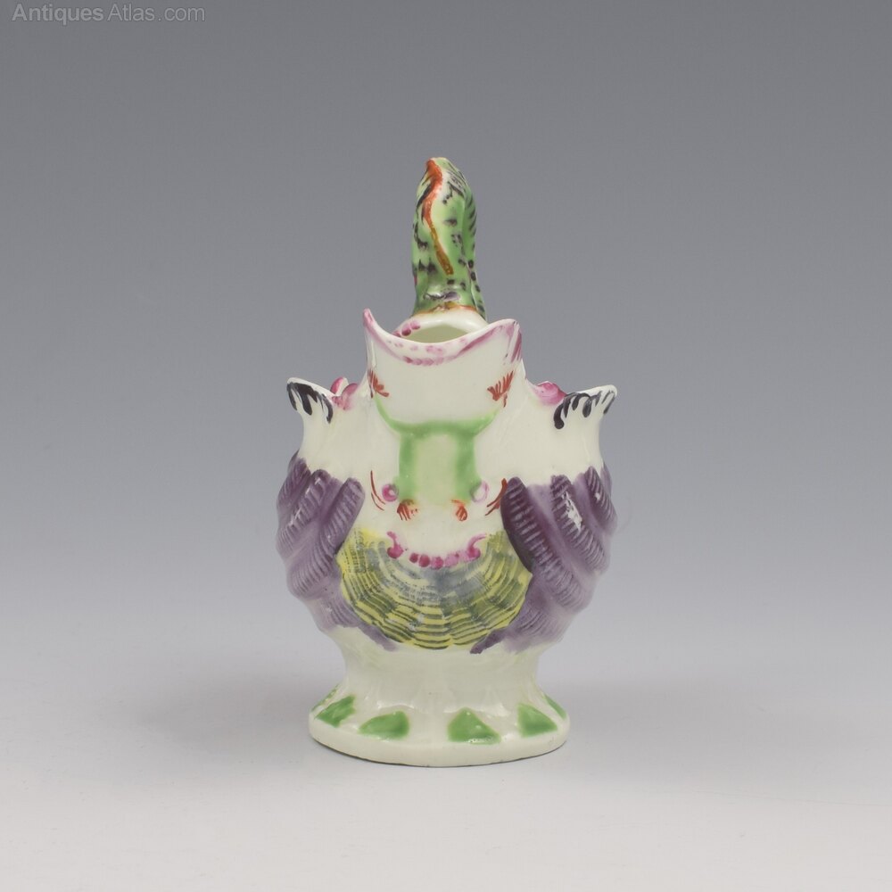 Antiques Atlas - Rare Worcester Porcelain Dolphin Ewer Cream Boat ...