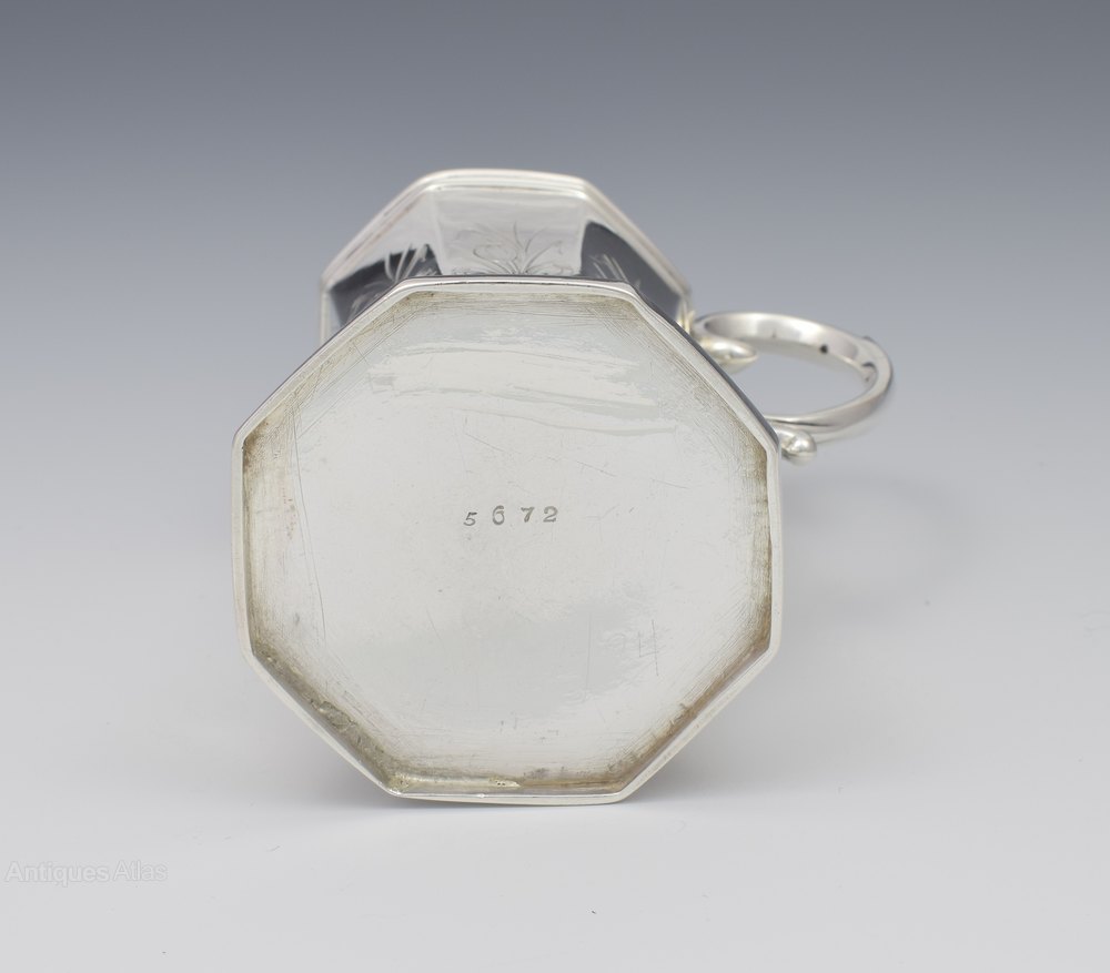 Antiques Atlas - Unusual Victorian Octagonal Silver Christening Mug ...