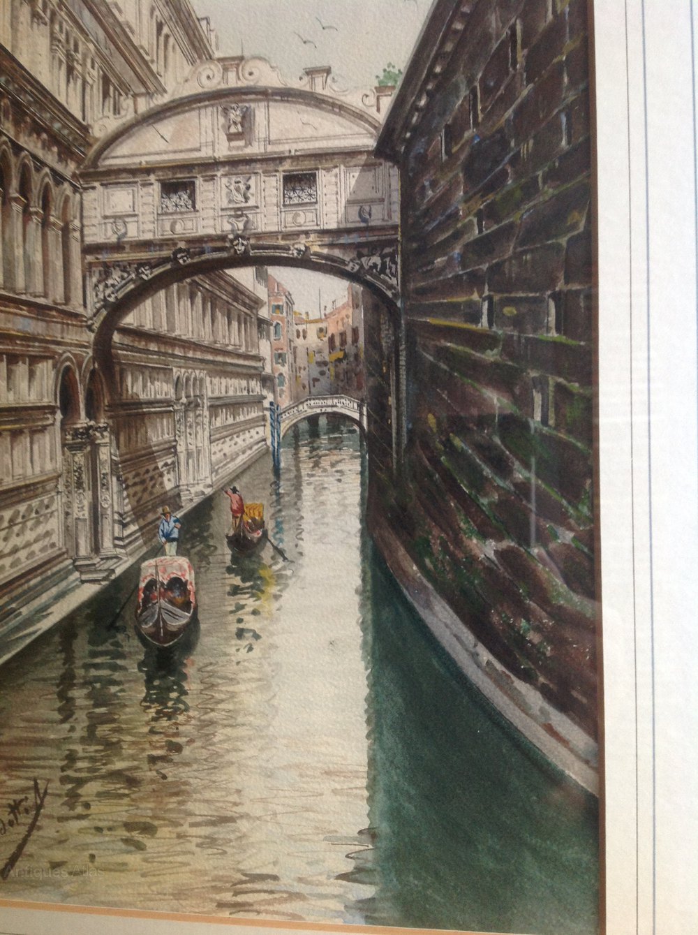 Antiques Atlas - Antonio Guidotti (1881-1958) The Bridge Of Sighs