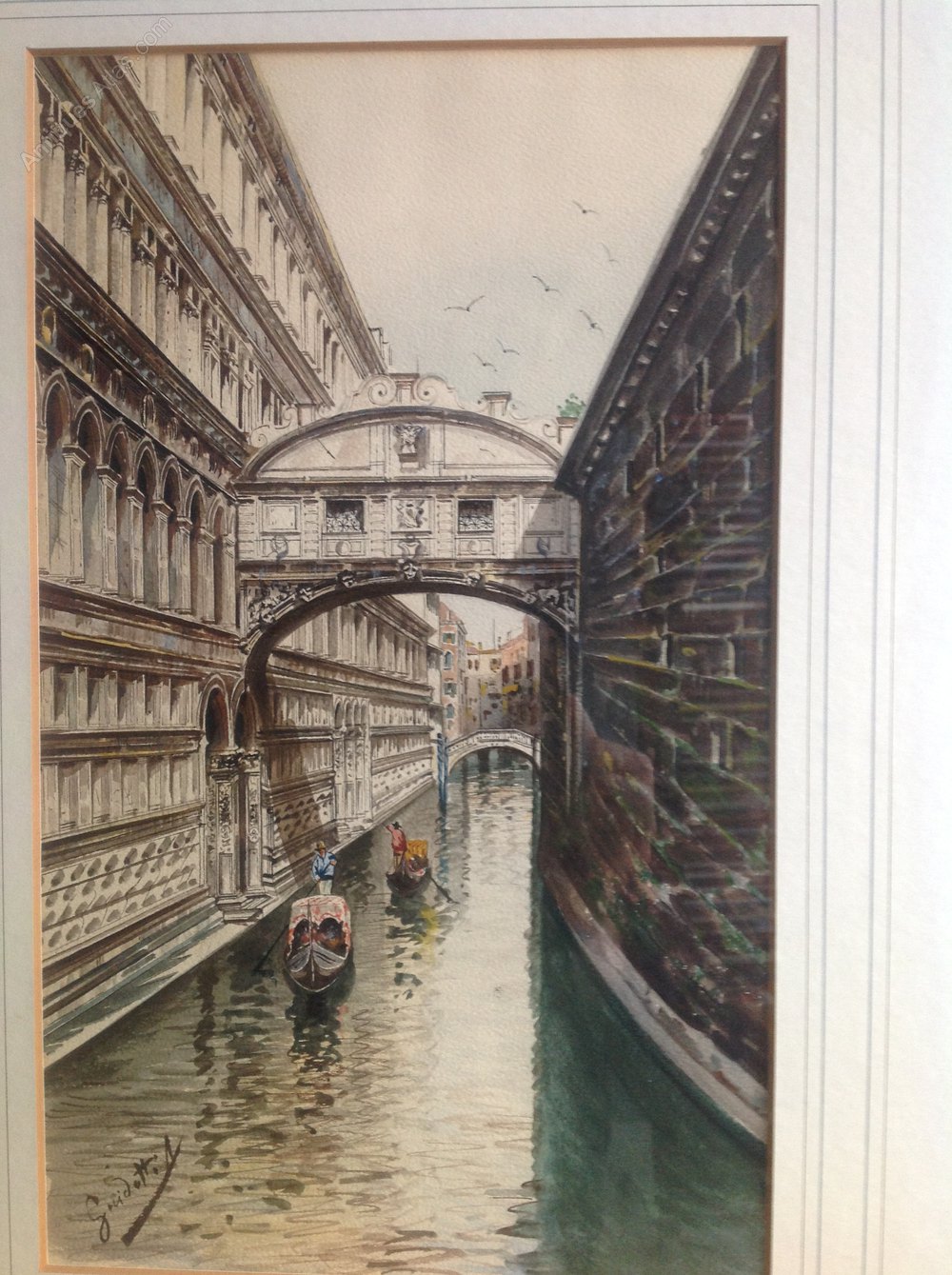 Antiques Atlas - Antonio Guidotti (1881-1958) The Bridge Of Sighs