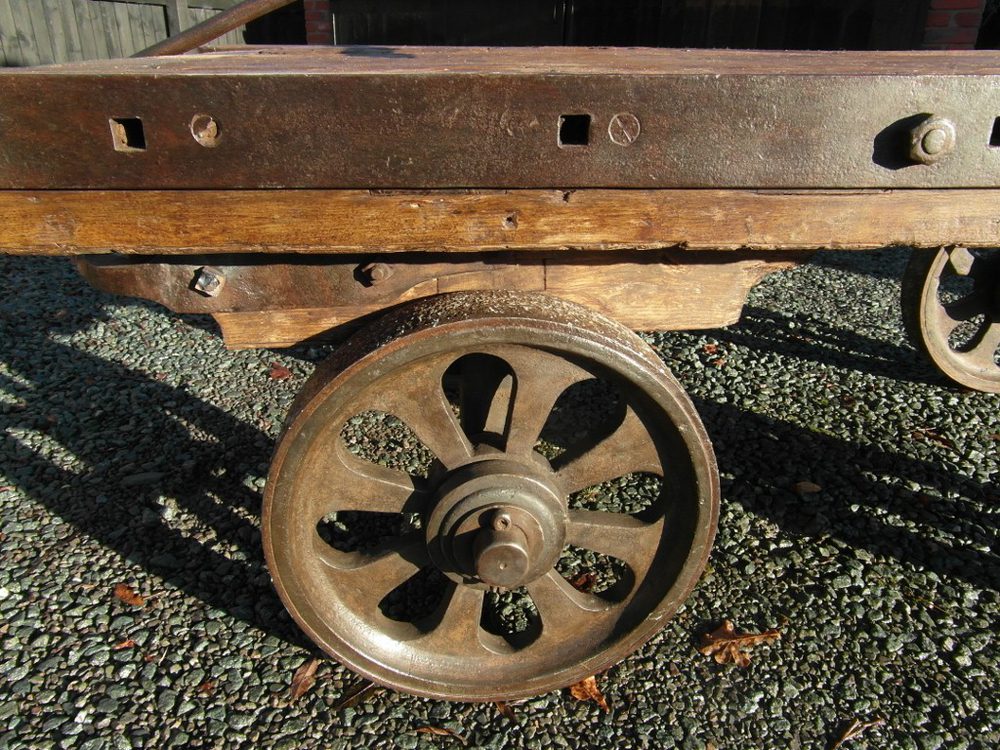 Antiques Atlas - Industrial Victorian Wagon Trolley