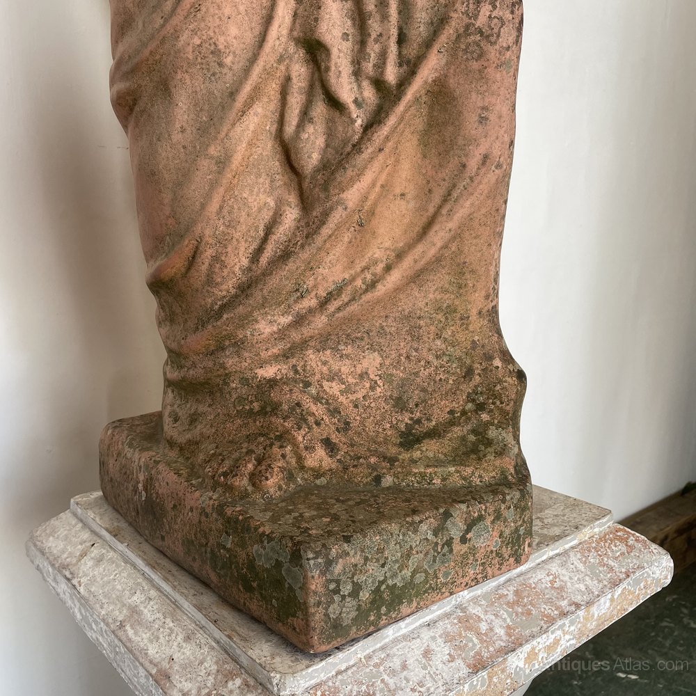 Antiques Atlas - Mid 20th C. Terracotta Statue Of Venus