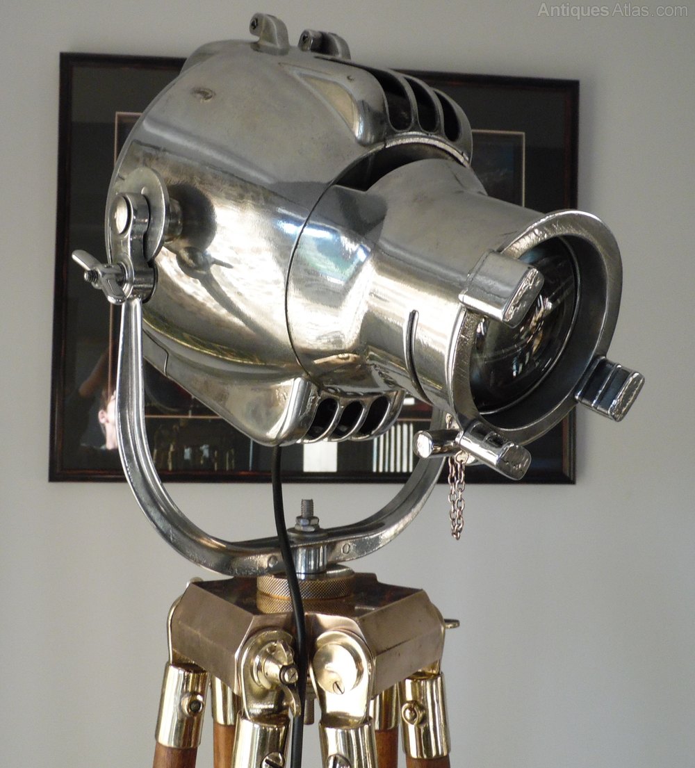 Antiques Atlas - Strand Patt 23 Theatre Light On Tripod