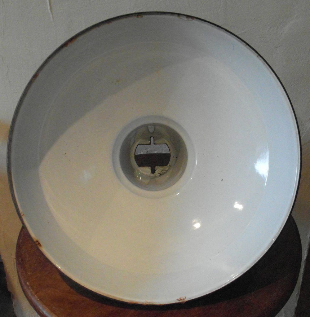 Antiques Atlas - Vintage Enamel Lamp Shade
