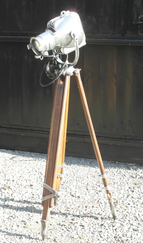 Antiques Atlas - Vintage Strand Patt 23 Theatre Light On Tripod