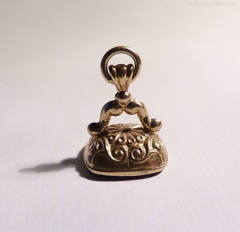 Antiques Atlas - Antique Gifts For Him Edwardian Gold Fob