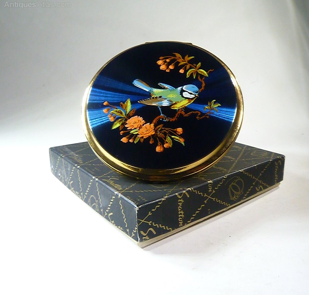 Antiques Atlas - Boxed Complete Stratton Bird Series Compact 1960s ...