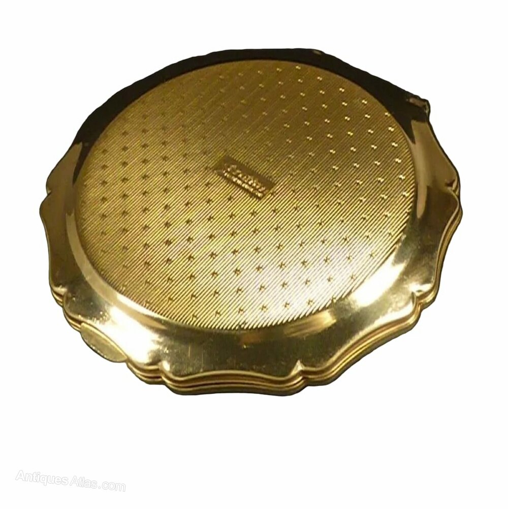 Antiques Atlas - Gorgeous Vintage Stratton Compact Mirror MOP Lid ...