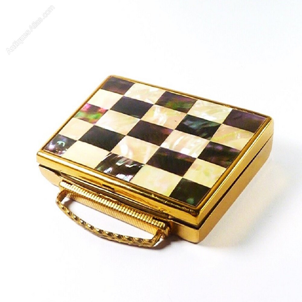 Antiques Atlas - Quirky 1950s Mascot Handbag Shaped Music Box as395a2788