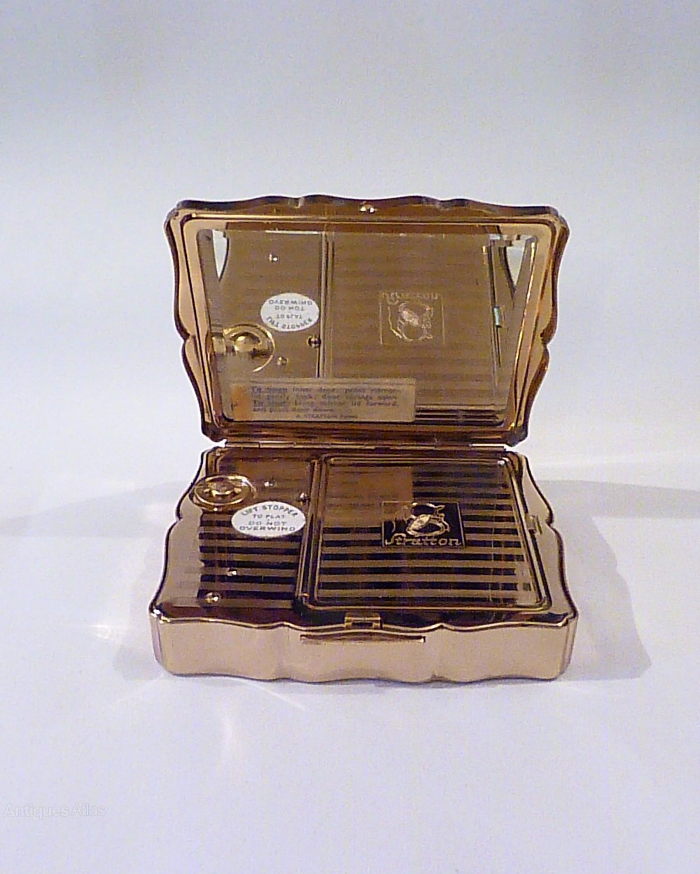 Antiques Atlas - Rare Stratton Ballet Musical Powder Box