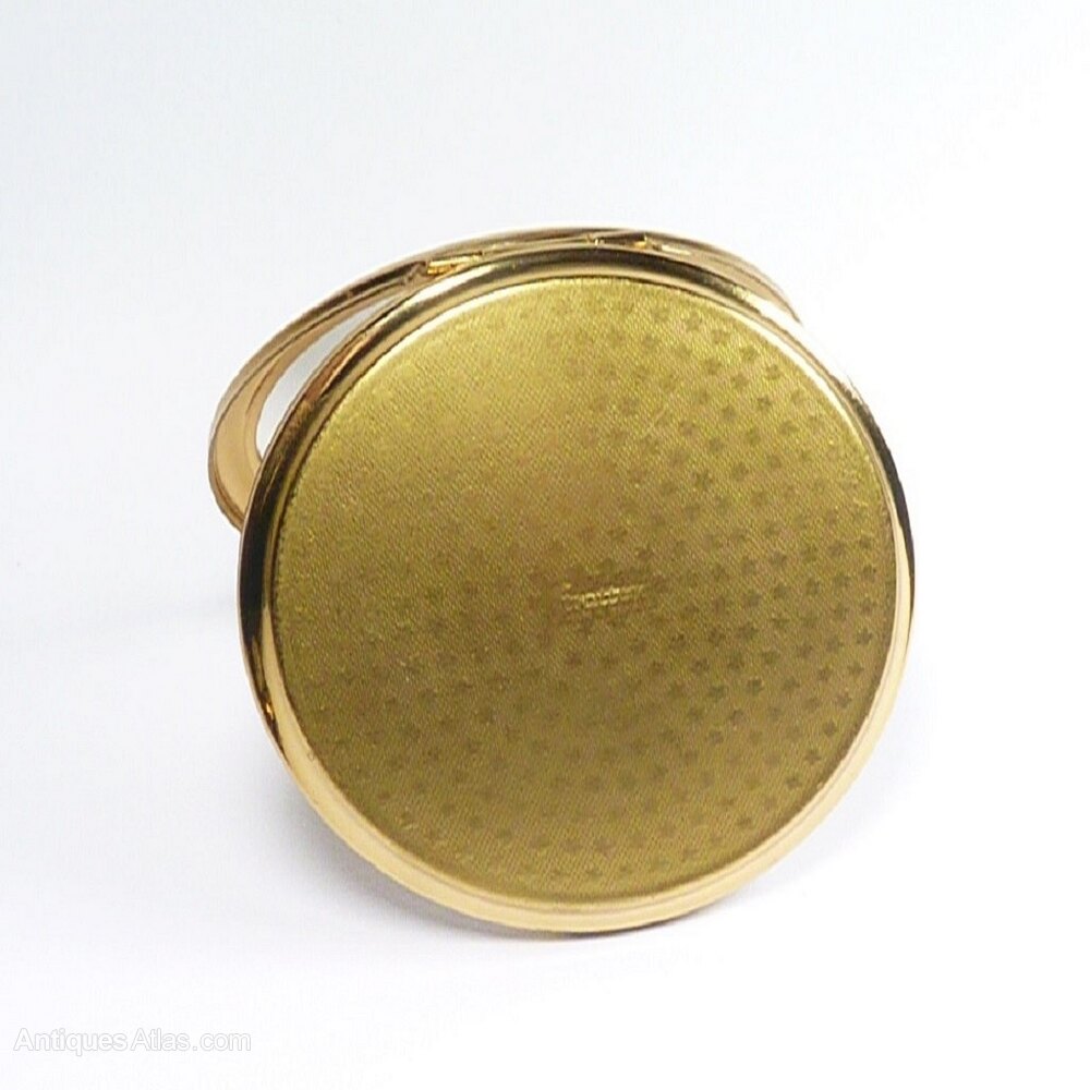 Antiques Atlas - Red And Black Vintage Stratton Compact Mirror as395a2826