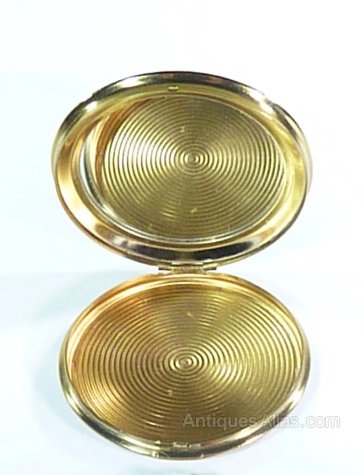 Antiques Atlas - Refillable Compact Case For Compressed Powder