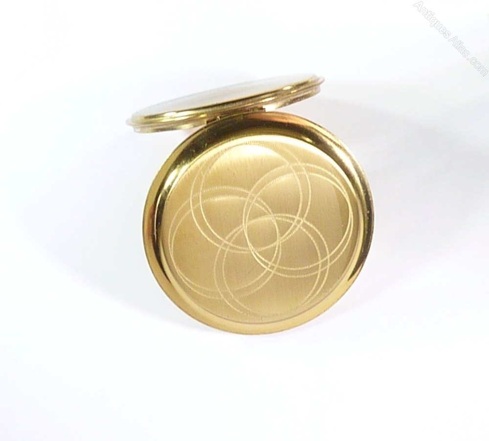 Antiques Atlas - Refillable Compact Case For Compressed Powder