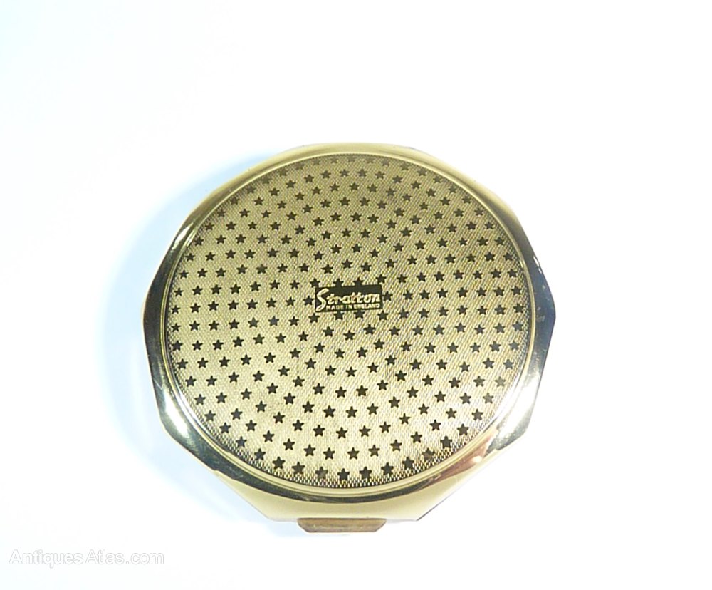 Antiques Atlas - Refillable Powder Compact Case Stratton 1960s as395a1886