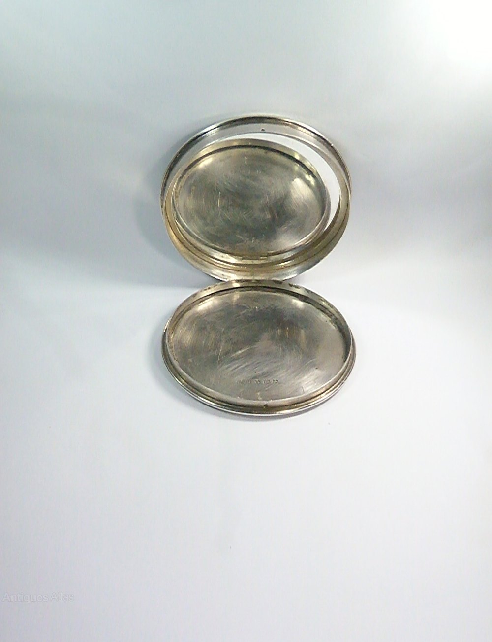 Antiques Atlas - Solid Silver Compact Mirror 1961