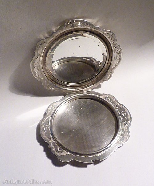 Antiques Atlas - Solid Silver Powder Compacts Silver Wedding Gifts ...
